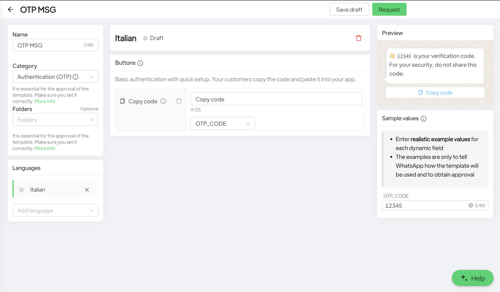 Template messages - Supporto Spoki